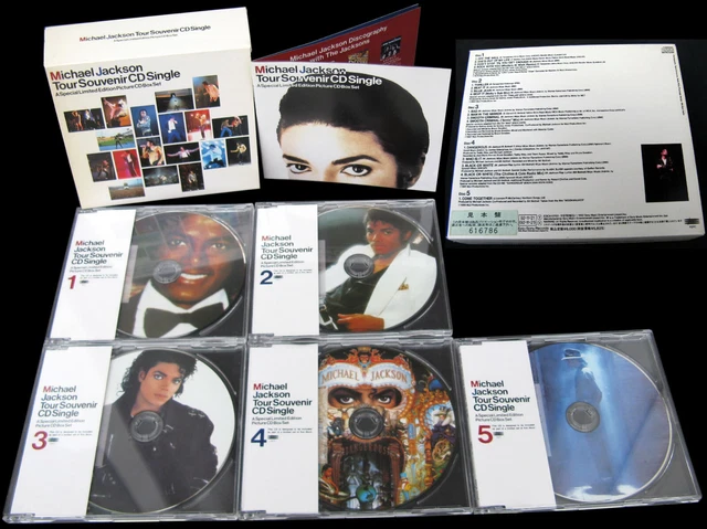 MICHAEL JACKSON COFFRET PICTURE CD Box Set Souvenir PROMO Edition JAPAN 1992 EUR 69,99 - PicClick IT