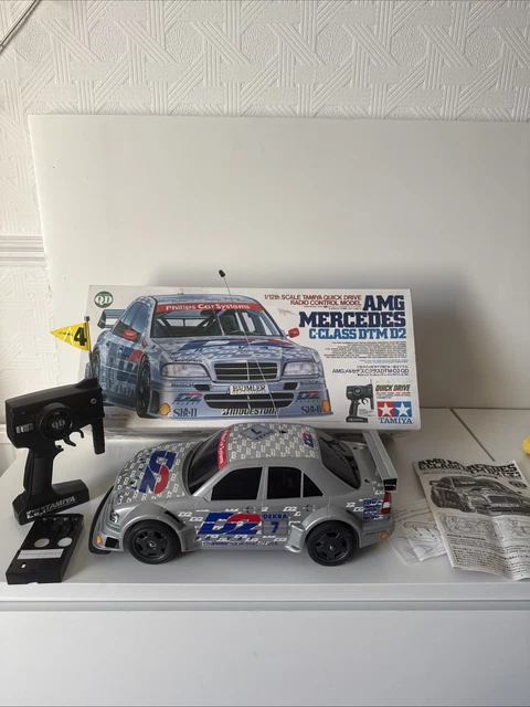 TAMIYA QUICK DRIVE Mercedes AMG C-Class DTM D2 1:12 Scale Radio ...