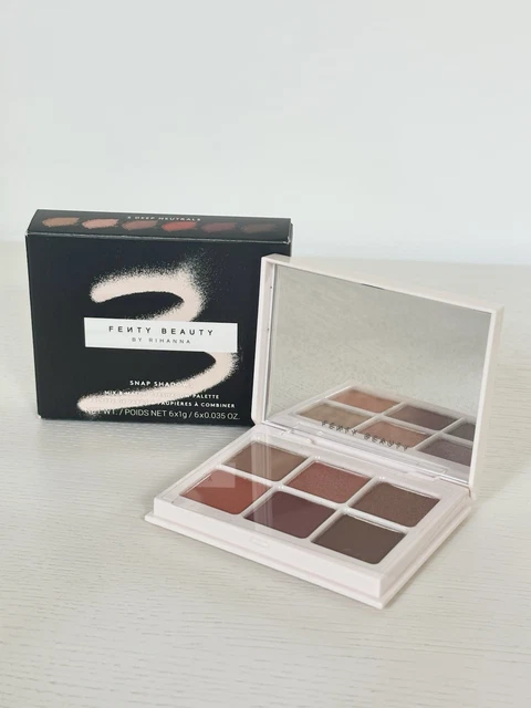 FENTY BEAUTY SNAP Shadows Eyeshadow Palette 3 Deep Neutrals NEW IN BOX ...