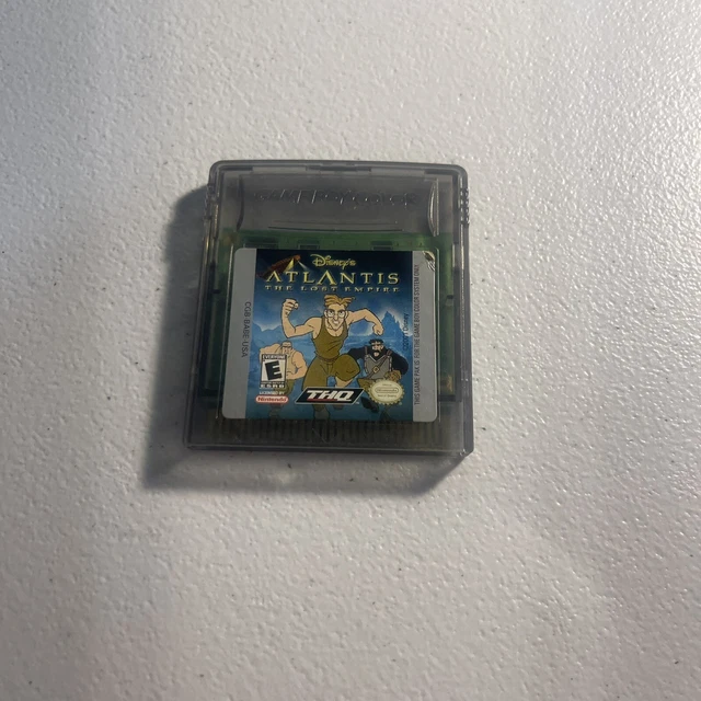 DISNEY'S ATLANTIS: THE Lost Empire (Nintendo Game Boy Color, 2001 ...