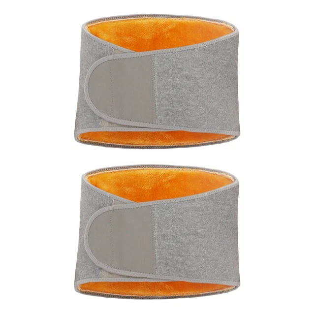 2 PIECES WAIST Protector Women Keep Warm Belt Mens Belts Support Band ...