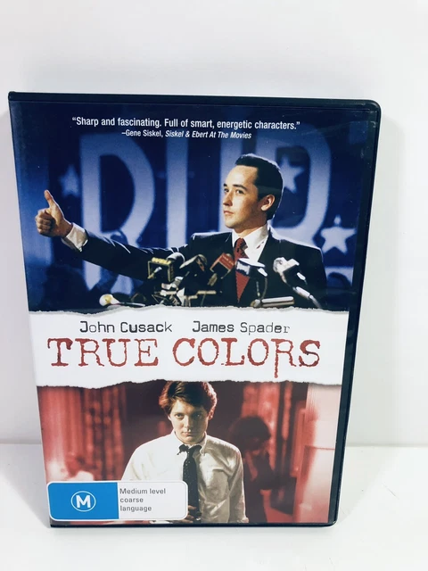 TRUE COLORS COLOURS DVD Region 4 James Spader John Cusack New Free Post ...