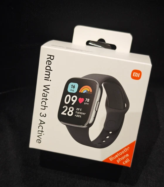 XIAOMI REDMI WATCH 3 Active Smartwatch Fitness Activity Tracker Black £ ...
