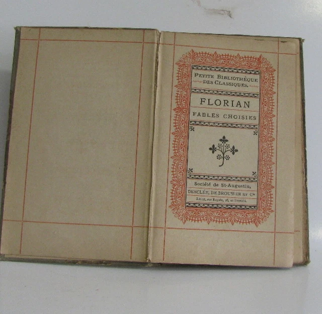 FABLES CHOISIES | Florian | Mauvais état EUR 12,00 - PicClick FR