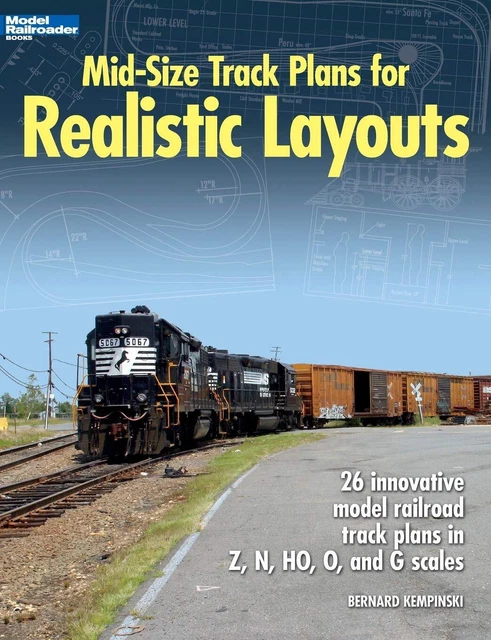 MID-SIZE TRACK PLANS for Realistic Layouts (Model Railr... by Kempinski ...