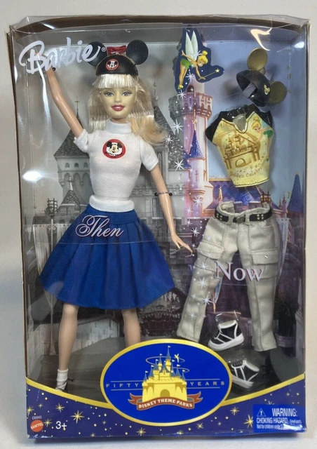DISNEYLAND BARBIE 50TH Anniversary Then & Now Barbie Mouseketeer Doll ...