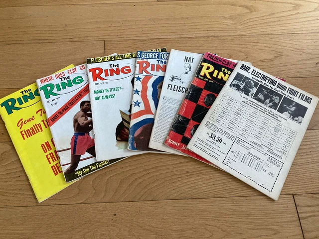 THE RING BOXING Magazine Bundle From 1971 (7 Issues) £11.12 - PicClick UK