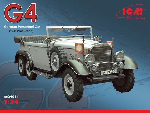 MINIATURE ICM MERCEDES Typ G4 1935 Production German Personnel Voiture ...