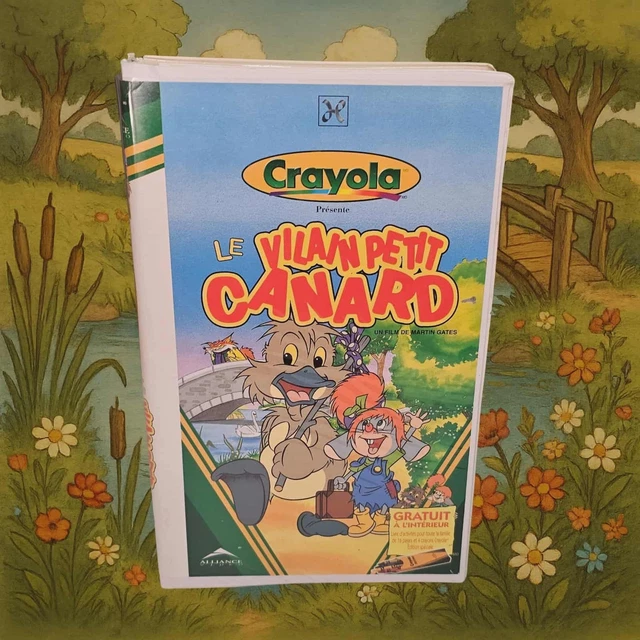 LE VILAIN PETIT Canard VHS Crayola Hallmark French The Ugly Duckling ...