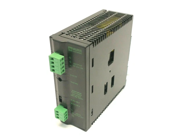 MURR ELEKTRONIK 85303 ECO-RAIL Single-Phase Power Supply 24V DC 5A $49. ...