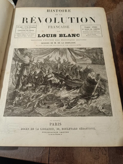 LIVRE ANCIEN LOUIS Blanc Histoire De La Révolution Française EUR 25,00 ...