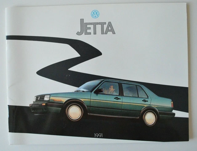 1991 VW VOLKSWAGEN Jetta dealer brochure - English - USA $20.00 ...