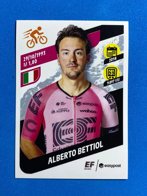 FIGURINE STICKERS PANINI Tour de France 2023 n.115 Alberto Bettiol 🔴 ...