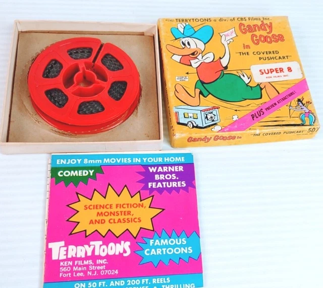 8MM FILM GANDY Goose in The Covered Pushcart by Terrytoons and Ken ...