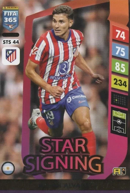 PANINI FIFA 365 2025 Star Signing STS 44 Julián Alvarez EUR 1,00 ...