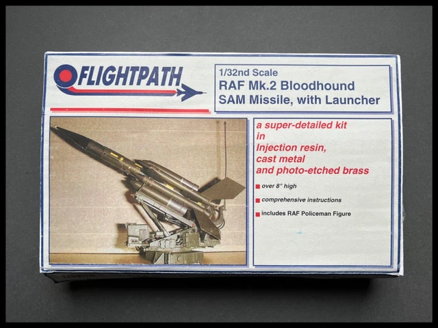 FLIGHTPATH RAF BLOODHOUND Mk.2 SAM Missile and Launcher 1:32 Model Kit ...