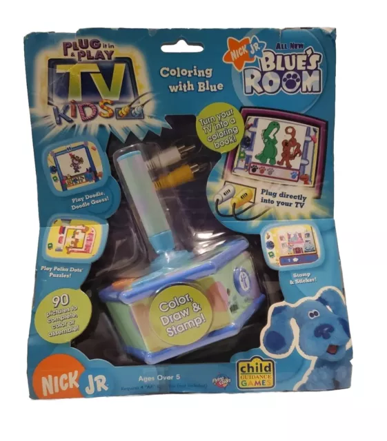 NICK JR. NOS Blue's Room AV Video Game Blues Clues - 2004 Vintage ... NICK JR. NOS Blue's Room AV Video Game Blues Clues - 2004 Vintage ...