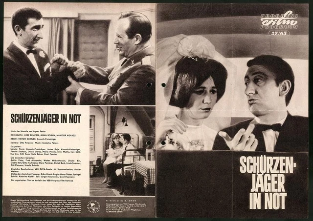 FILMPROGRAMM PFP NR. 37 /65, Schürzenjäger in Not, Sandor Pecsi, Janos ...