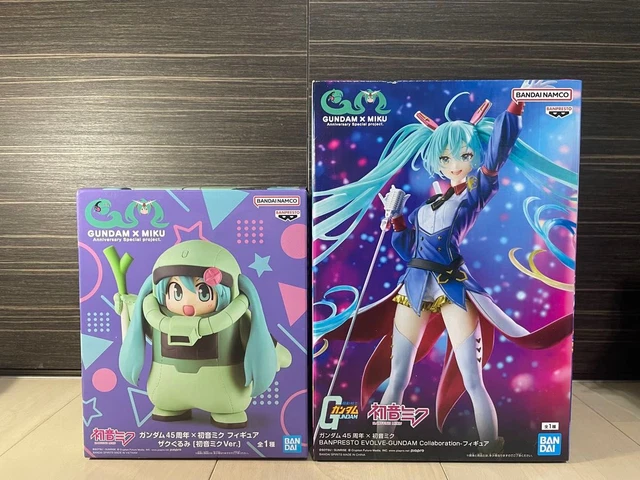 GUNDAM 45TH ANNIVERSARY x Hatsune Miku BANPRESTO Collaboration Miku ...