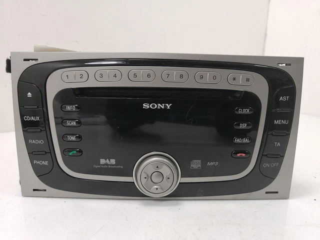 FORD FOCUS C Max Mk1 Radio/ Cd/ Stereo Head Unit Sony Player Changer ...