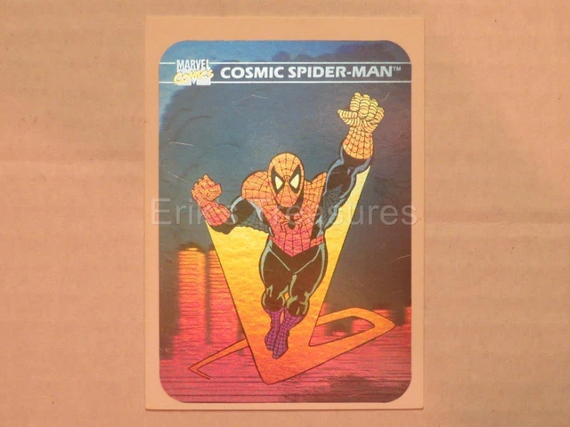 1990 IMPEL MARVEL Universe I Cosmic Spider-Man Hologram Insert Card MH1 ...