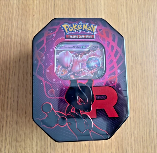 POKEMON TCG DESTINED Rivals Team Rocket Mewtwo Ex Tin NEW/SEALED £42.28 ...