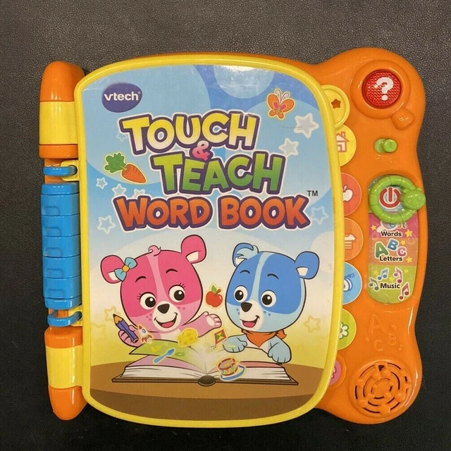 VTECH TOUCH AND Teach Word Book Interactive Musical Learning Toy ...