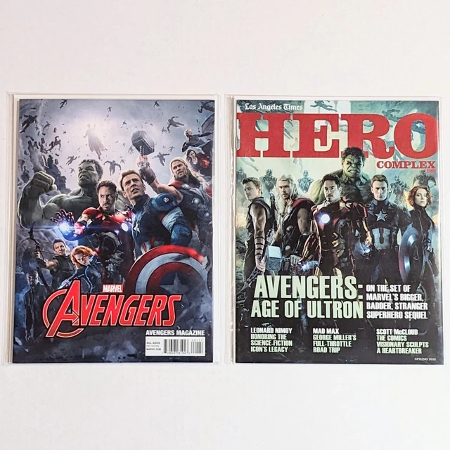 MARVEL AVENGERS MAGAZINE #1 Hero Complex Magazine Spring 2015 Avengers ...