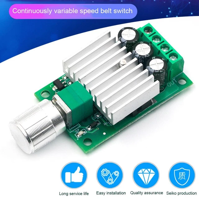 PWM 12V 24V 10A Fan Motor DC Motor Speed Controller Speed Regulator ...