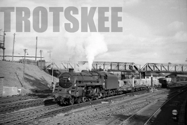 35MM NEGATIVE BR British Railways Steam Loco 73107 Class BR5 c1963 £3. ...
