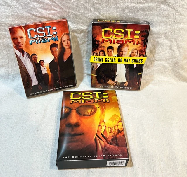 CSI COMPLETE SERIES Seasons MIAMI 1 -3 sur DVD coffret EUR 20,71 ...