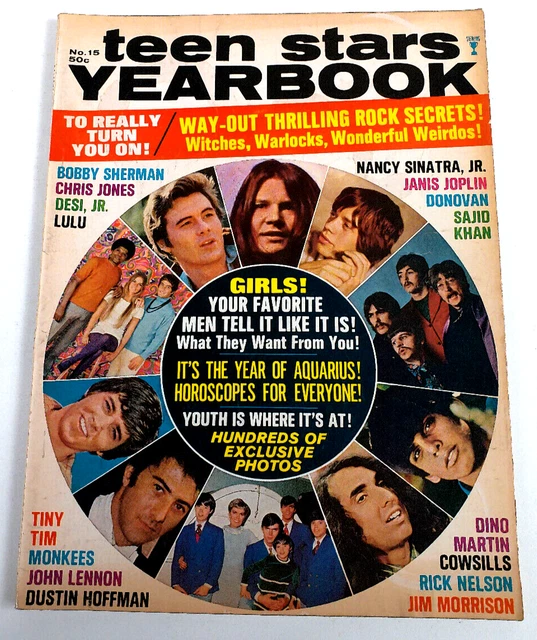 1969 NO. 15 Teen Stars Yearbook Magazine - Bobby Sherman Cover £12.07 ...