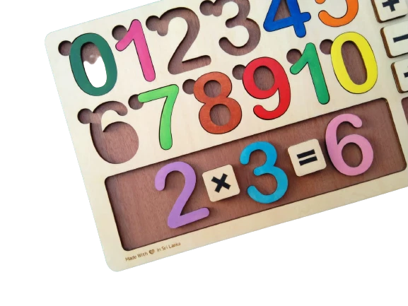 KIDS WOODEN MATH Activity Board Games for Mathematics Family Fun Free ...