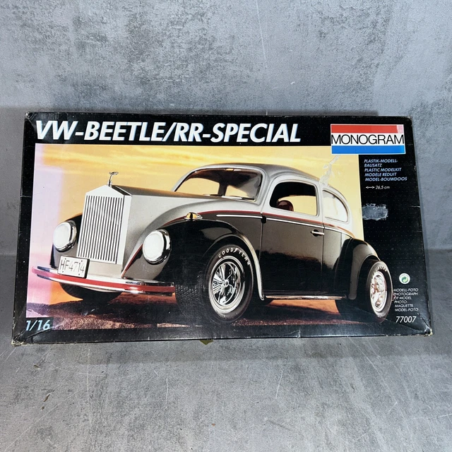 MONOGRAM 1/16 MODEL car kit VW BEETLE / RR SPECIAL 77007 £69.00 ...