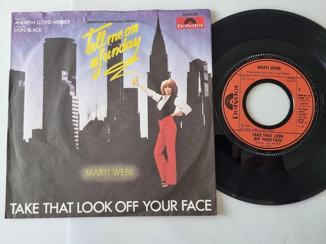 MARTI WEBB - Take that look off your face 7'' Vinyl Germany EUR 13,99 ...