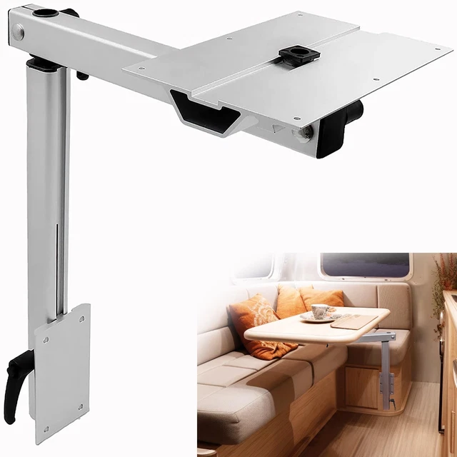 REMOVABLE CAMPERVAN TABLE Leg Campervan Caravan Table Kit Swivels 360 £ ...