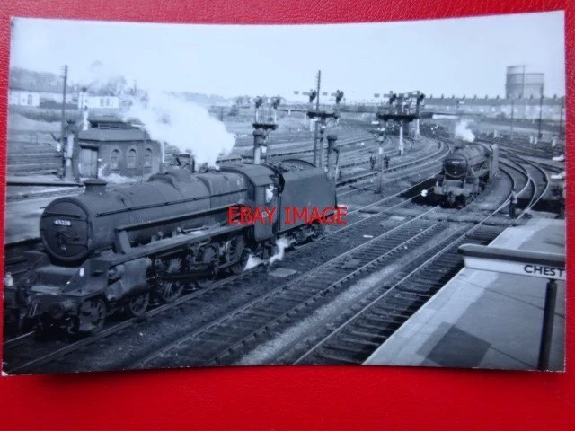 PHOTO LMS Black Five Loco 45328 At Chester Railway Station £2.00 ...
