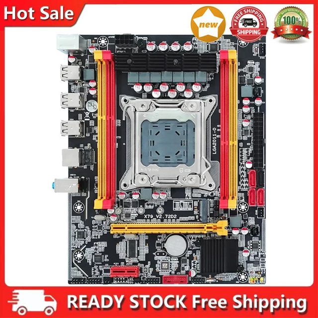 X79 PC MAINBOARD 4*SATA3.0 Interface LGA 2011 Desktop Mainboard 12*USB ...