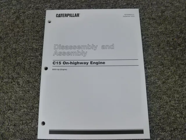 CATERPILLAR CAT C15 On-Highway Engine Disassembly & Assembly Service ... CATERPILLAR CAT C15 On-Highway Engine Disassembly & Assembly Service ...