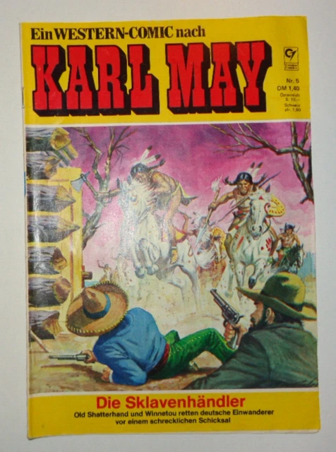CONDOR WESTERN COMIC ~~ KARL MAY Nr. 5 ~~ Winnetou & Old Shatterhand ...