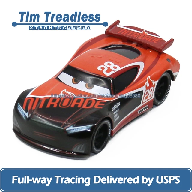 MATTEL DISNEY PIXAR Cars 3 No.28 Tim Treadless 1:55 Metal Diecast Toys ...