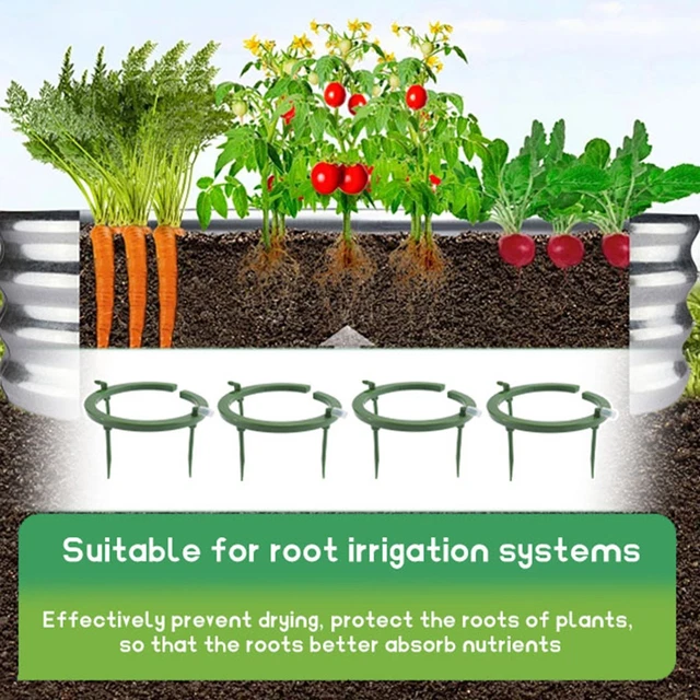 3X(4 SET WATER 5In W 3 Leg Support Drip Emitter Drip with Built in 1/8 ...