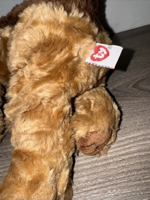 TY CLASSIC CHIPS Brown Puppy Dog 12" Plush Vintage Stuffed Animal ...