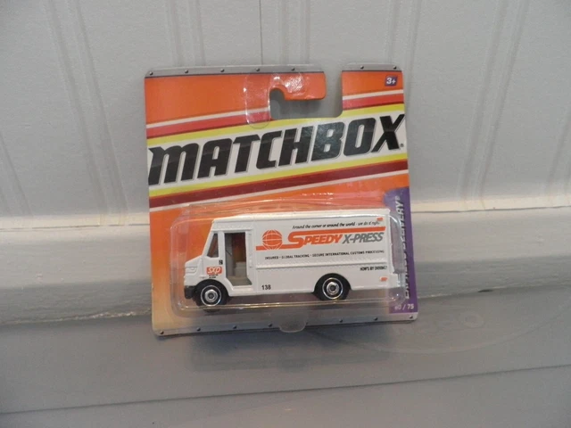 MATCHBOX 60/75, EXPRESS Delivery Van "Speedy X-Press" colours , carded ...