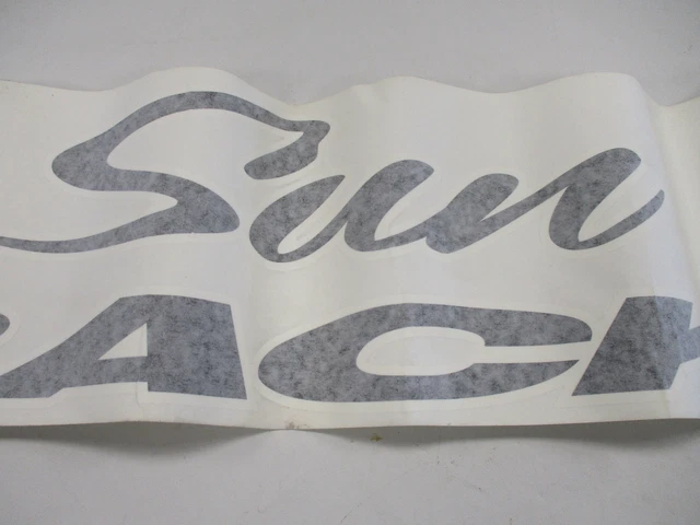 SUN TRACKER LOGO STARBOARD DECAL 19" x 3 3/8" BLACK & WHITE TR160014 ...
