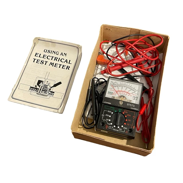 VINTAGE ANALOGUE MULTIMETER Electrical Test Meter £10.26 - PicClick UK
