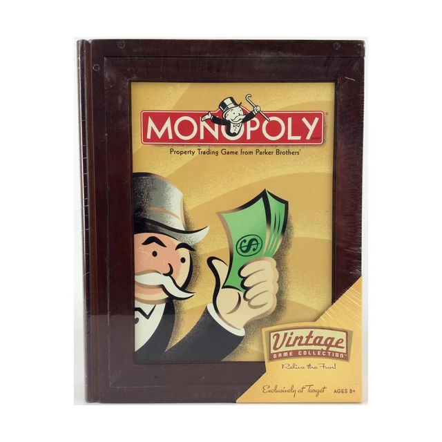 PARKER BRO BOARDGAME Monopoly (Vintage Game Collection Ed, Target ...