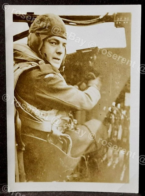 WW2 RAF BOMBER Command Aircrew Pilot at the Controls in cockpit Photo 9 ...