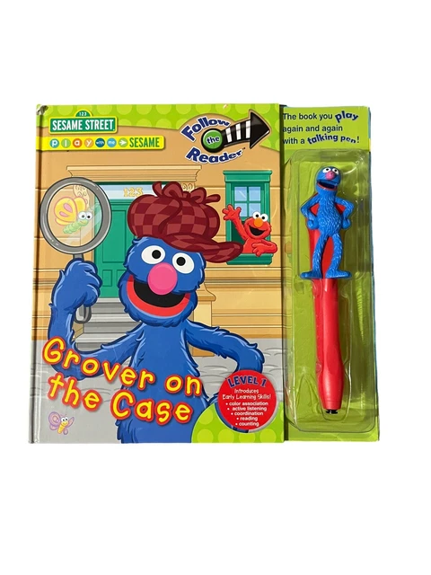 GROVER ON THE Case: Follow the Reader Level 1 Hardback Book W/Talking ...