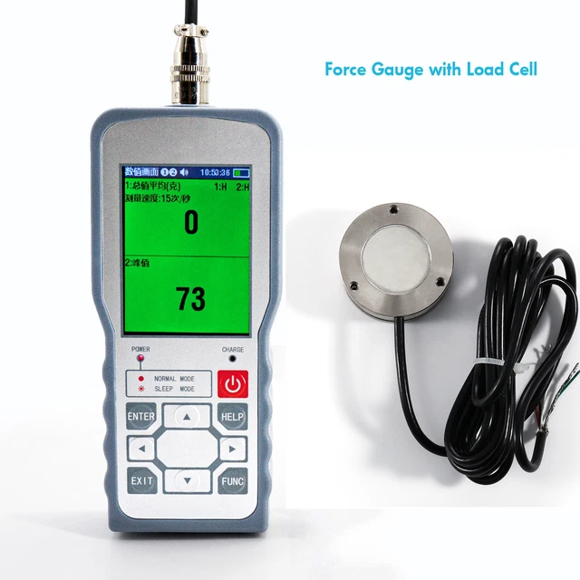 DIGITAL FORCE GAUGE with Load Cell Sensor Test Force Weight Pressure ...